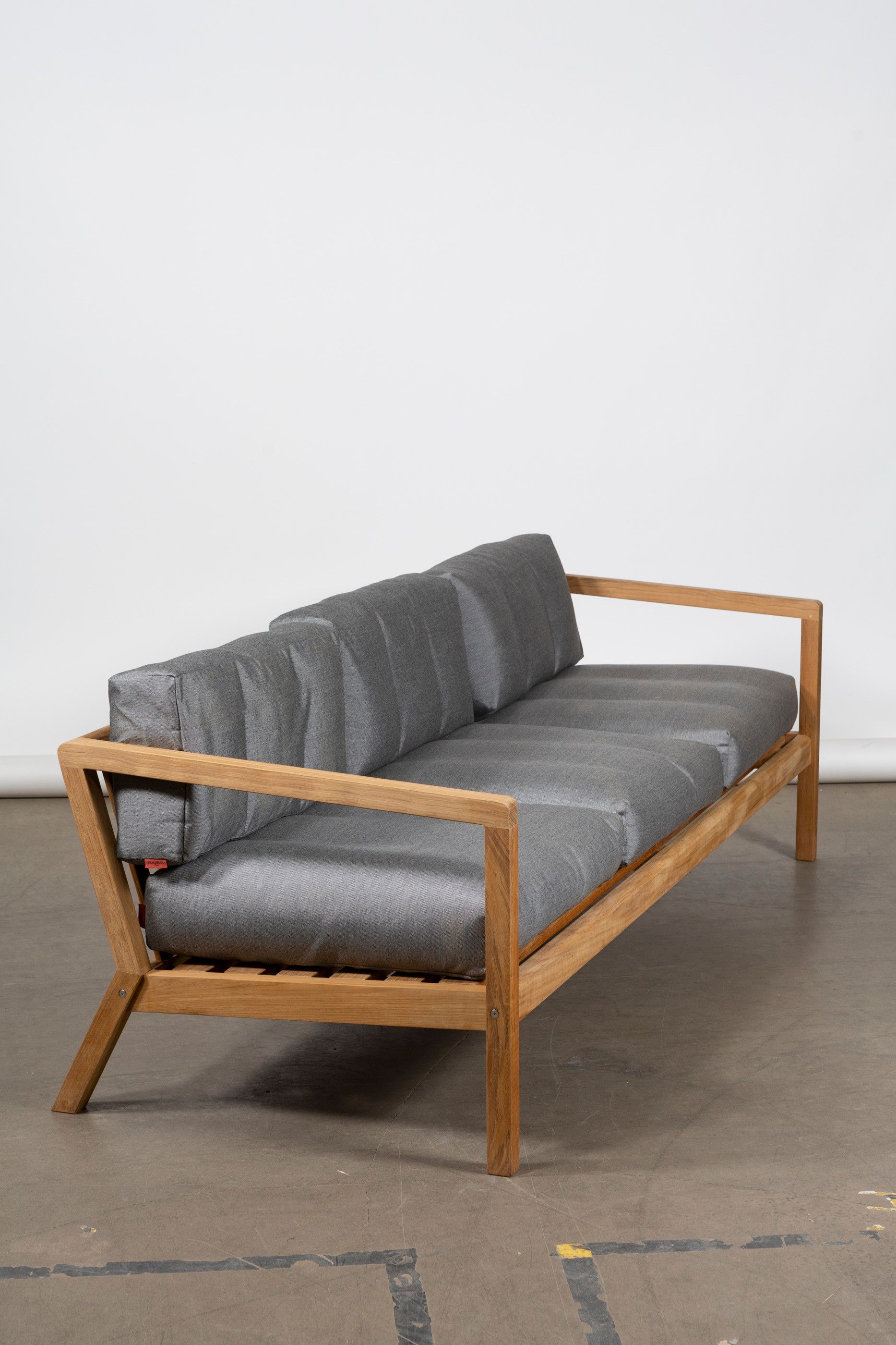 Virkelyst 3-seater sofa, teak - ash grey | Franckly