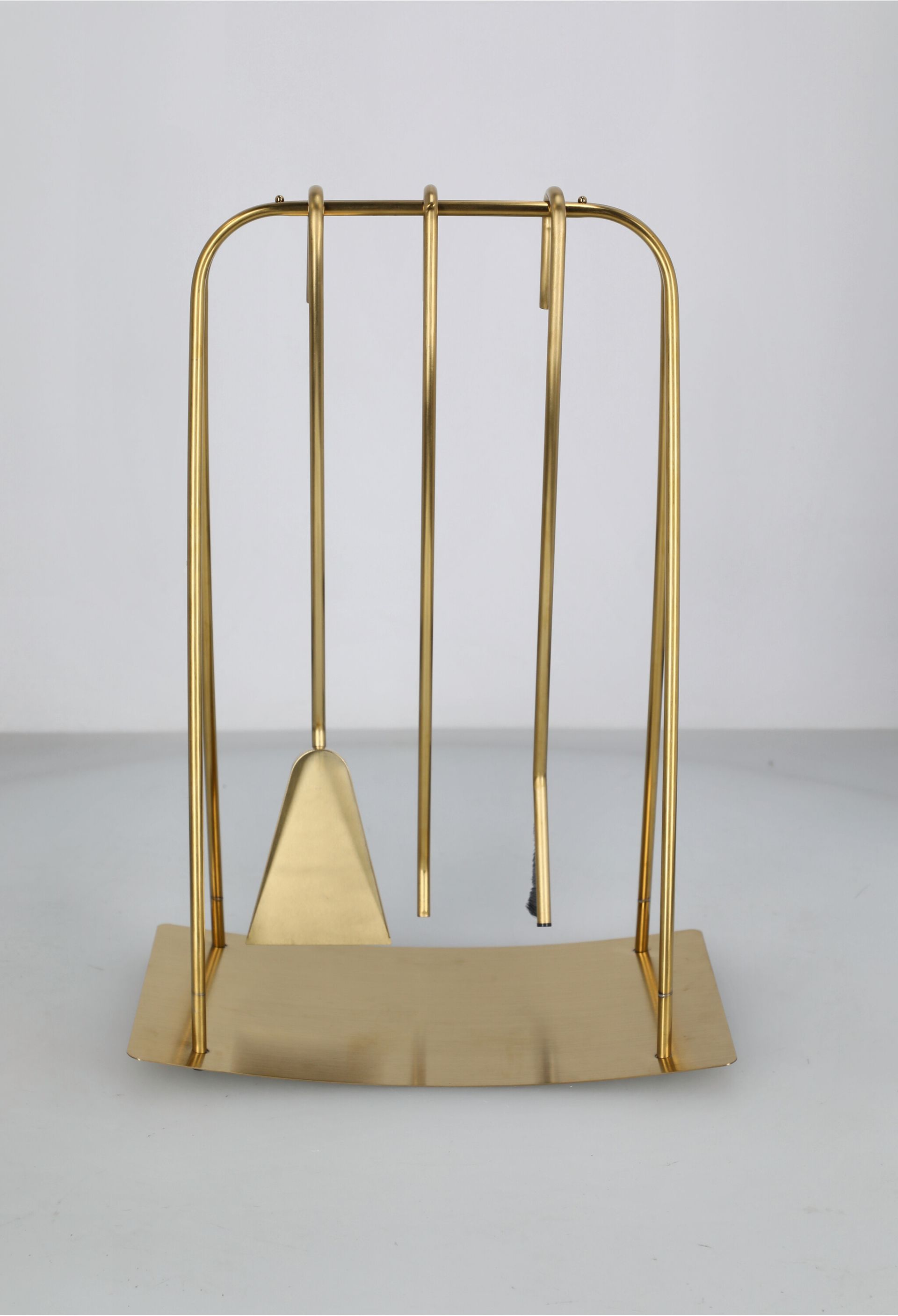 Port fireplace tools, brass | Franckly
