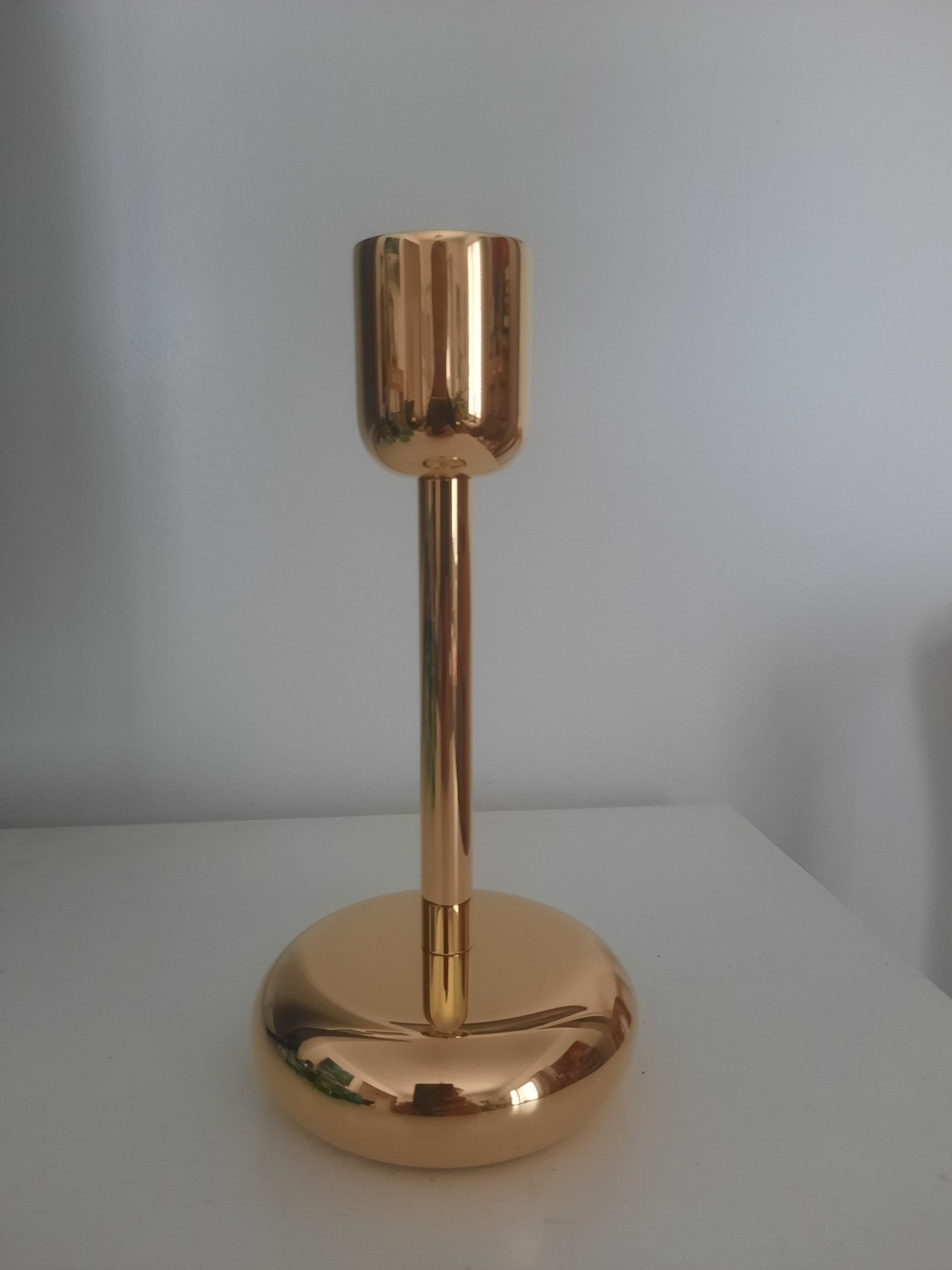 Nappula candleholder 183 mm, brass | Franckly