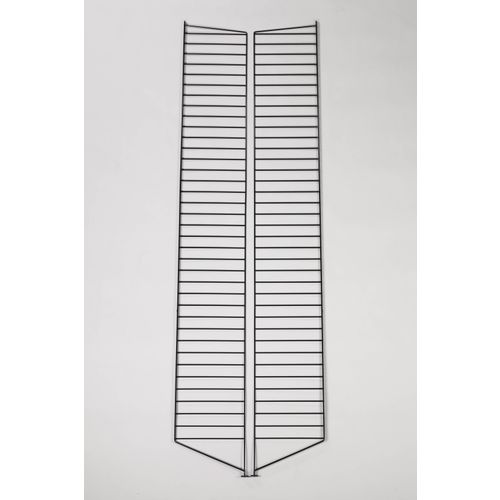 String lattiapaneeli 200 x 30 cm, musta | Franckly