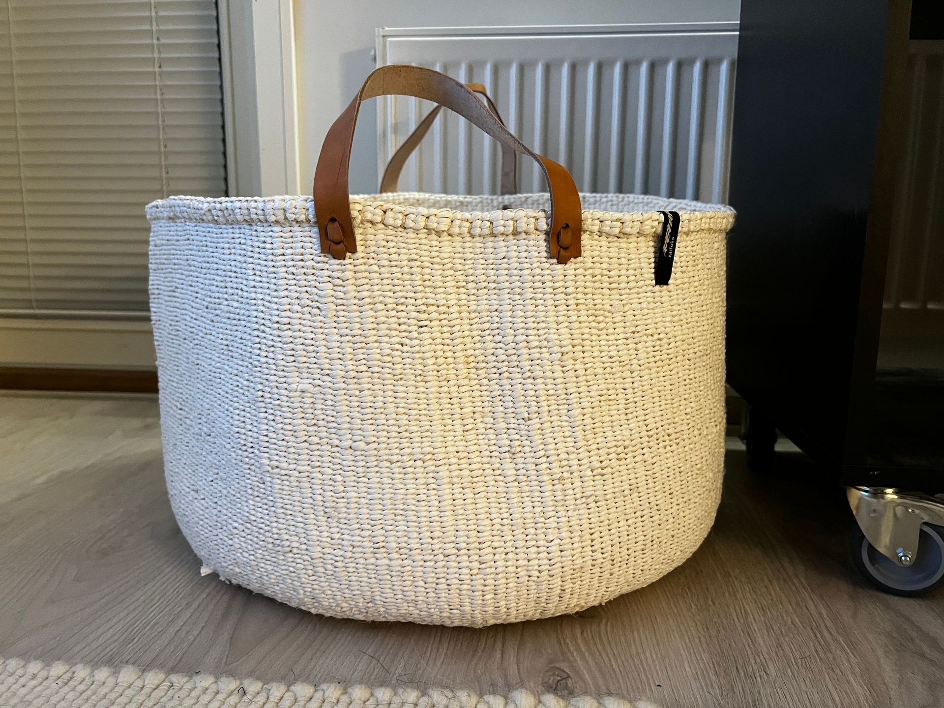 Kiondo market basket, XXL, white | Franckly