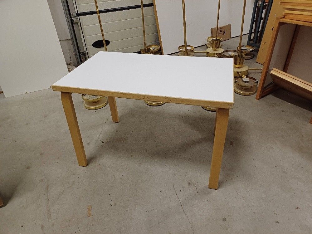 Artek table 80B, white, 100x60x65 cm | Franckly