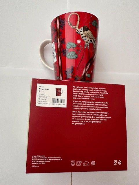 Taika mug, 0,4L, 15 year anniversary, red | Franckly