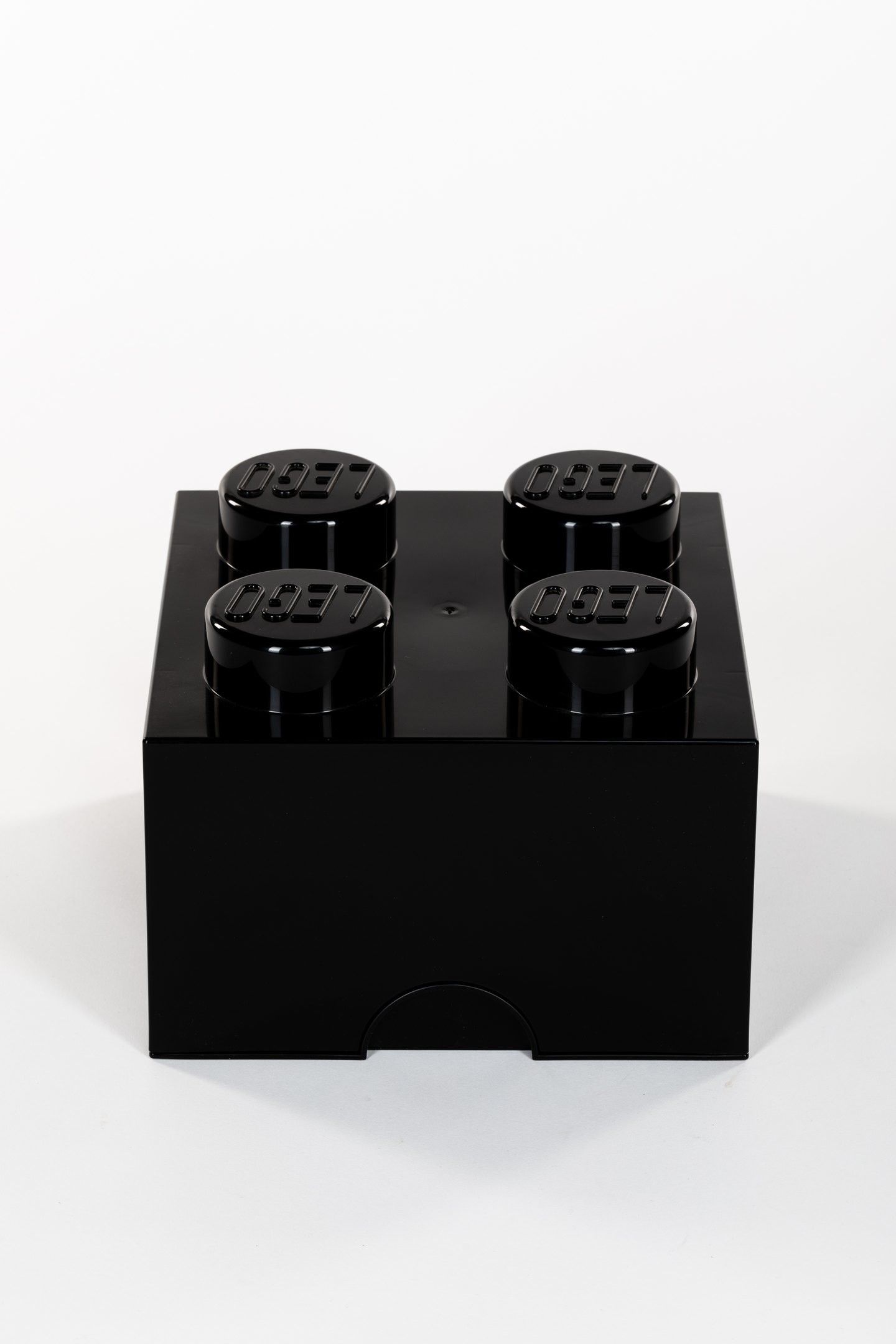 Lego Storage Brick 4, black | Franckly