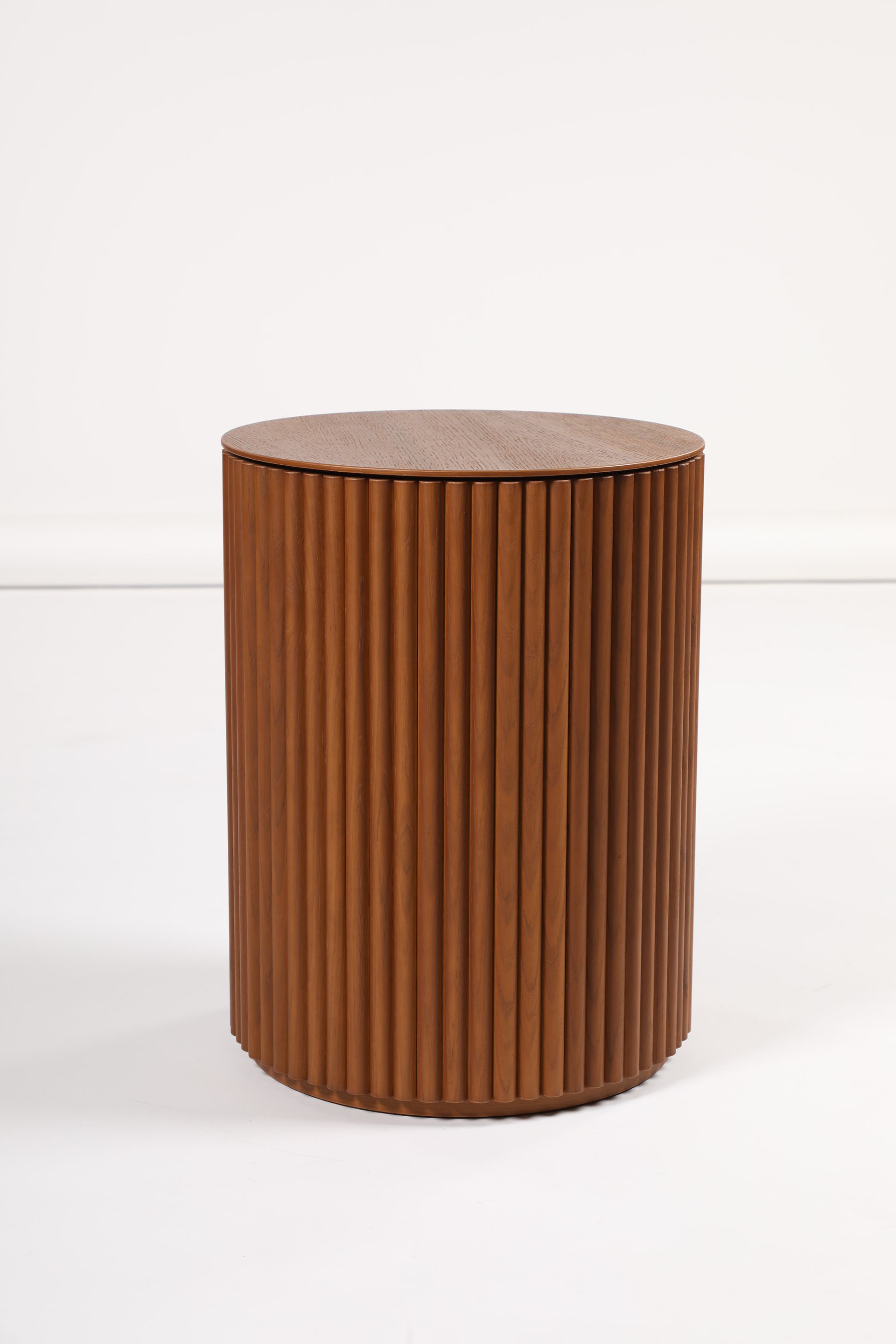 Petit Palais side table, 55 cm, teak stained oak | Franckly