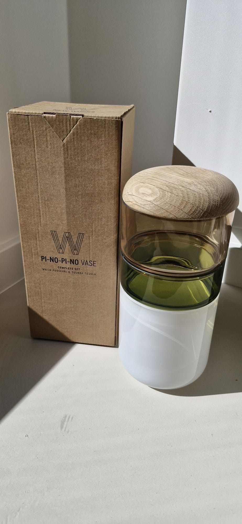 Pi-No-Pi-No vase, white | Franckly