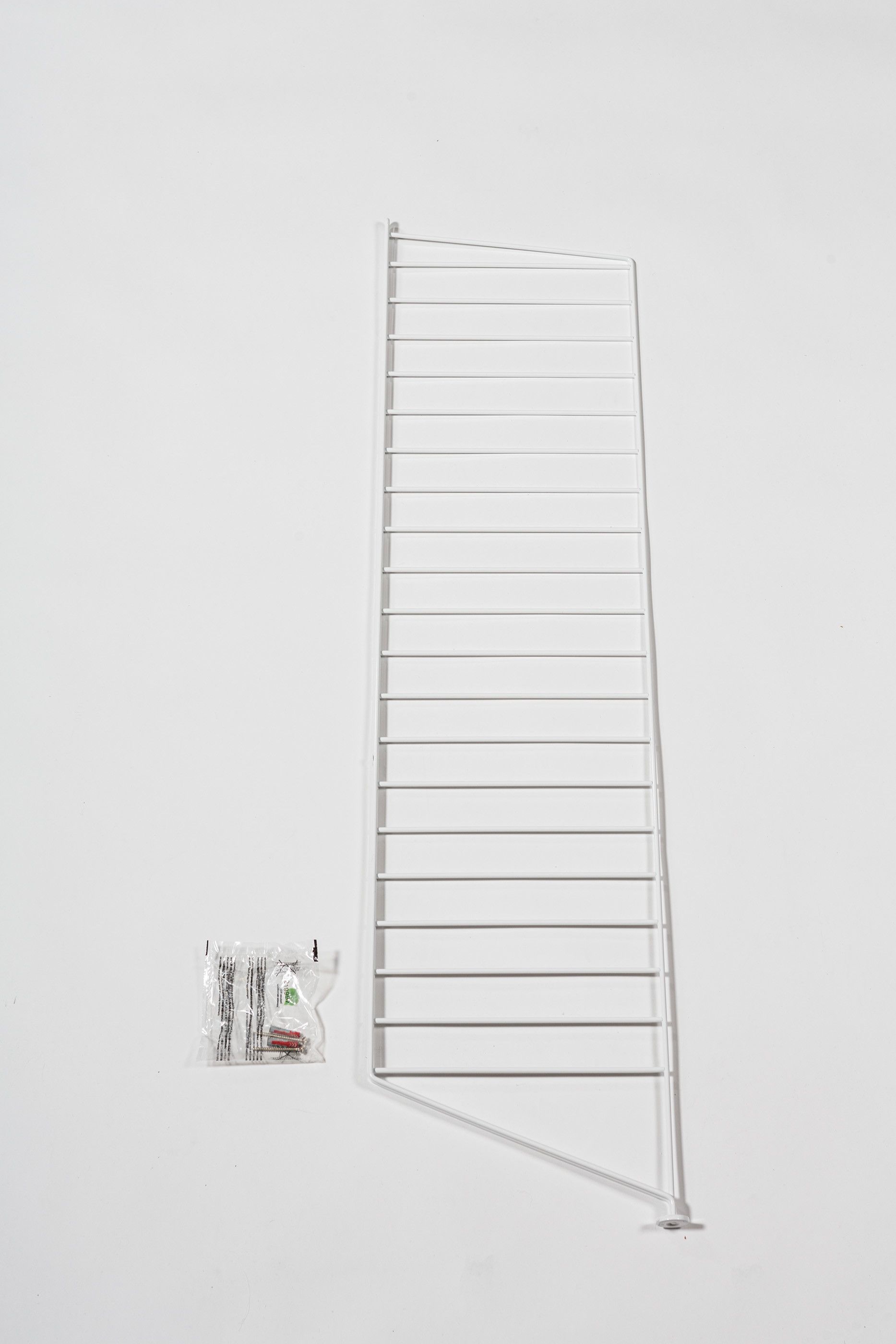 String floor panel, 115 x 30 cm, 1-pack, white | Franckly