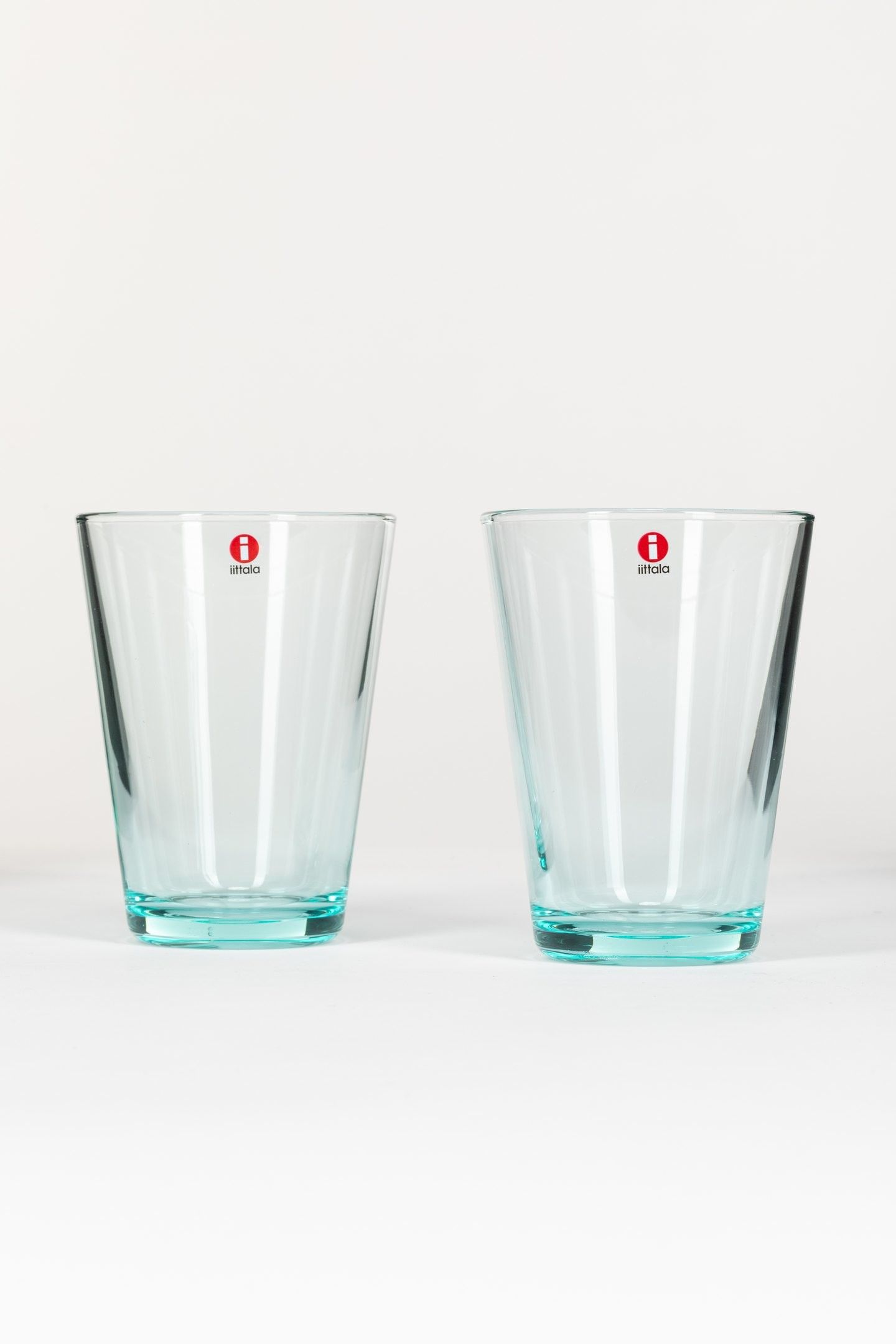 Cone drinking glass 40 cl, water green, 2 pcs | Franckly