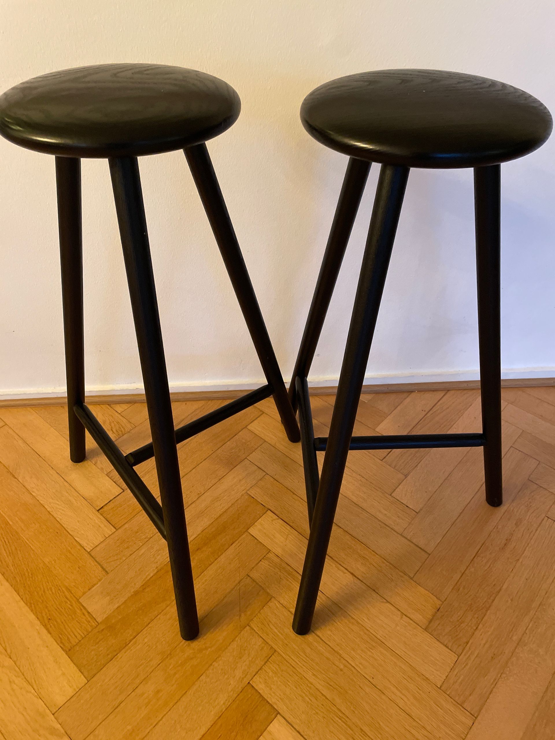 Perch bar stool 75 cm, black | Franckly