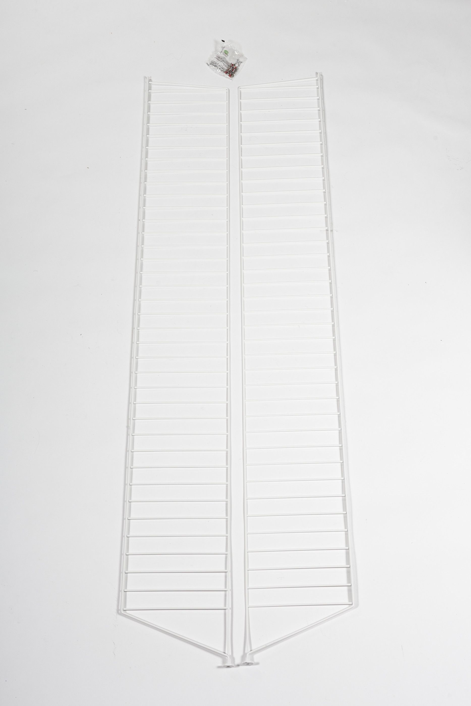 String floor panel 200 x 30 cm, white, 2 pcs | Franckly