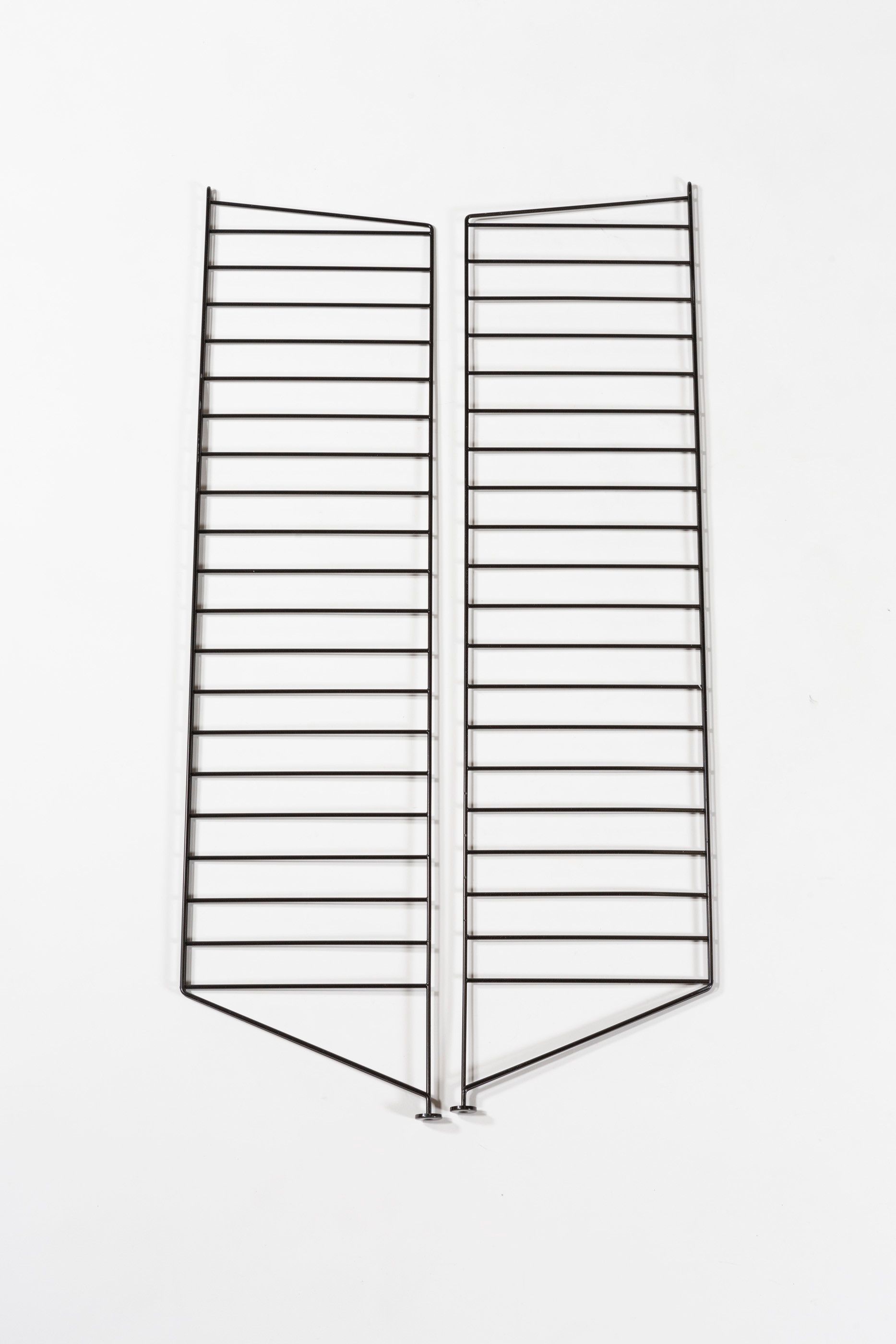 String floor panel, 115 x 30 cm, 2-pack, black | Franckly