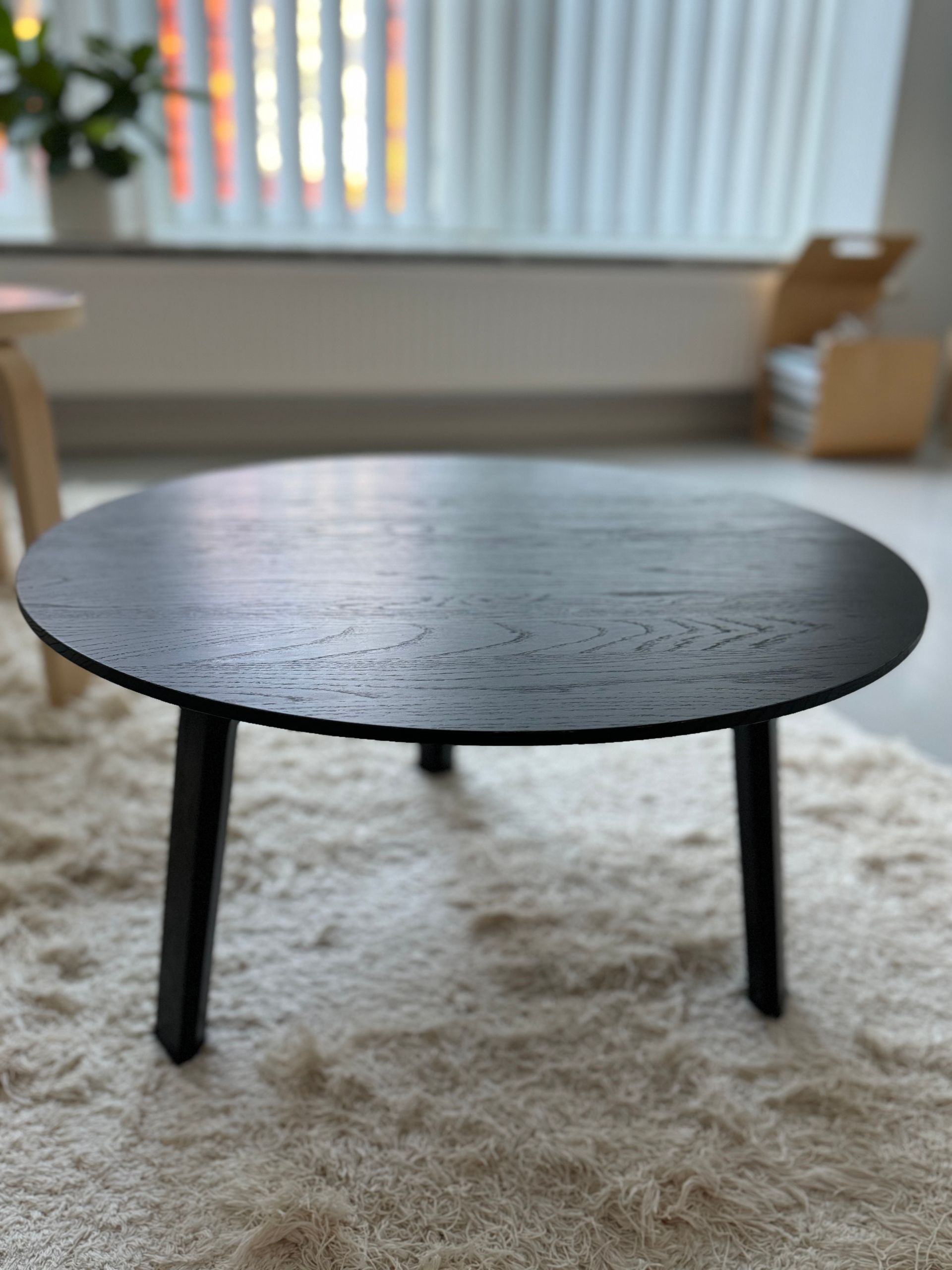 Bella coffee table 60 cm, low, black | Franckly