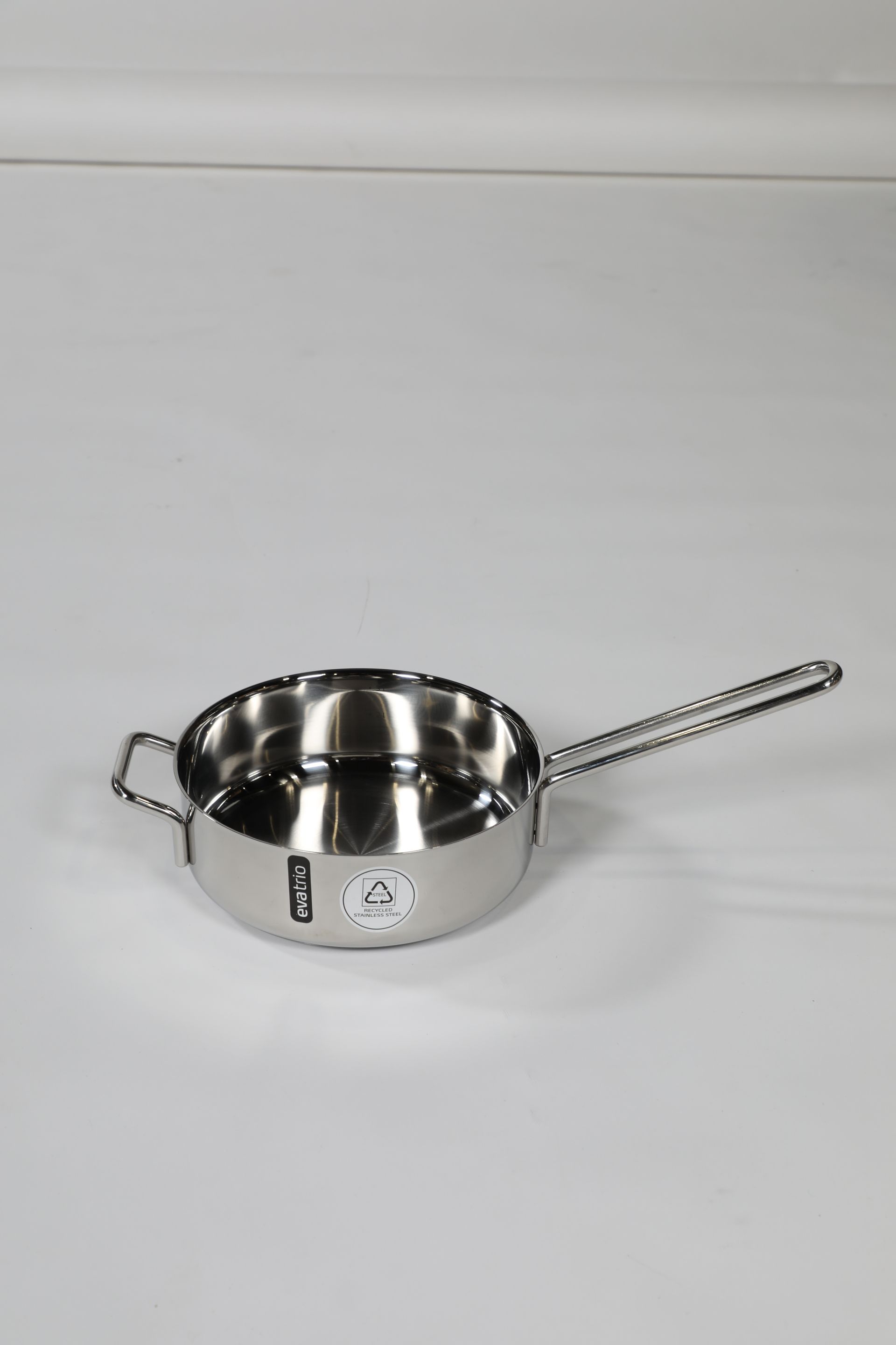 Eva Trio Steel Line sauté pan, 24 cm, recycled steel | Franckly