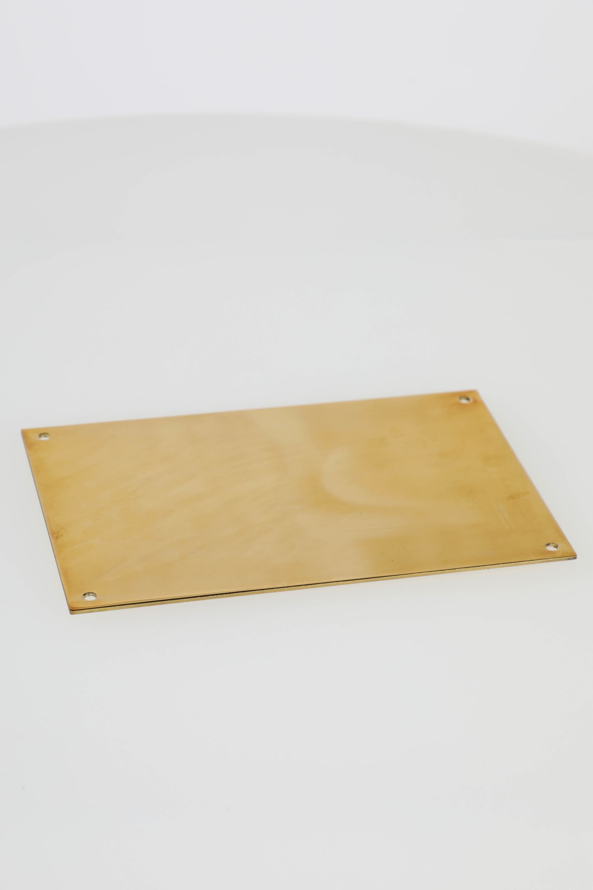 Architect mounting plate, brass | Franckly