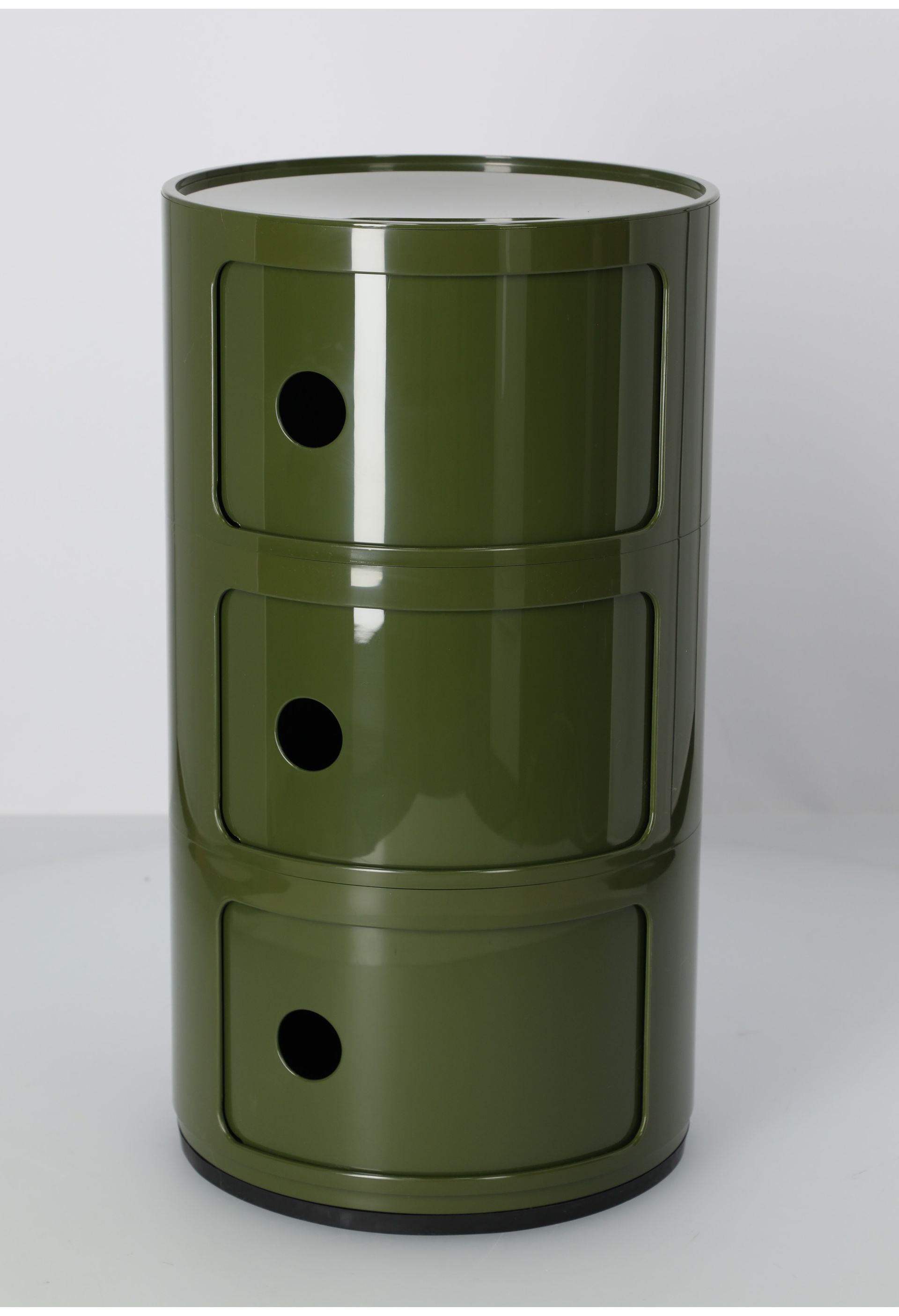 Componibili storage unit, 3 modules, green | Franckly