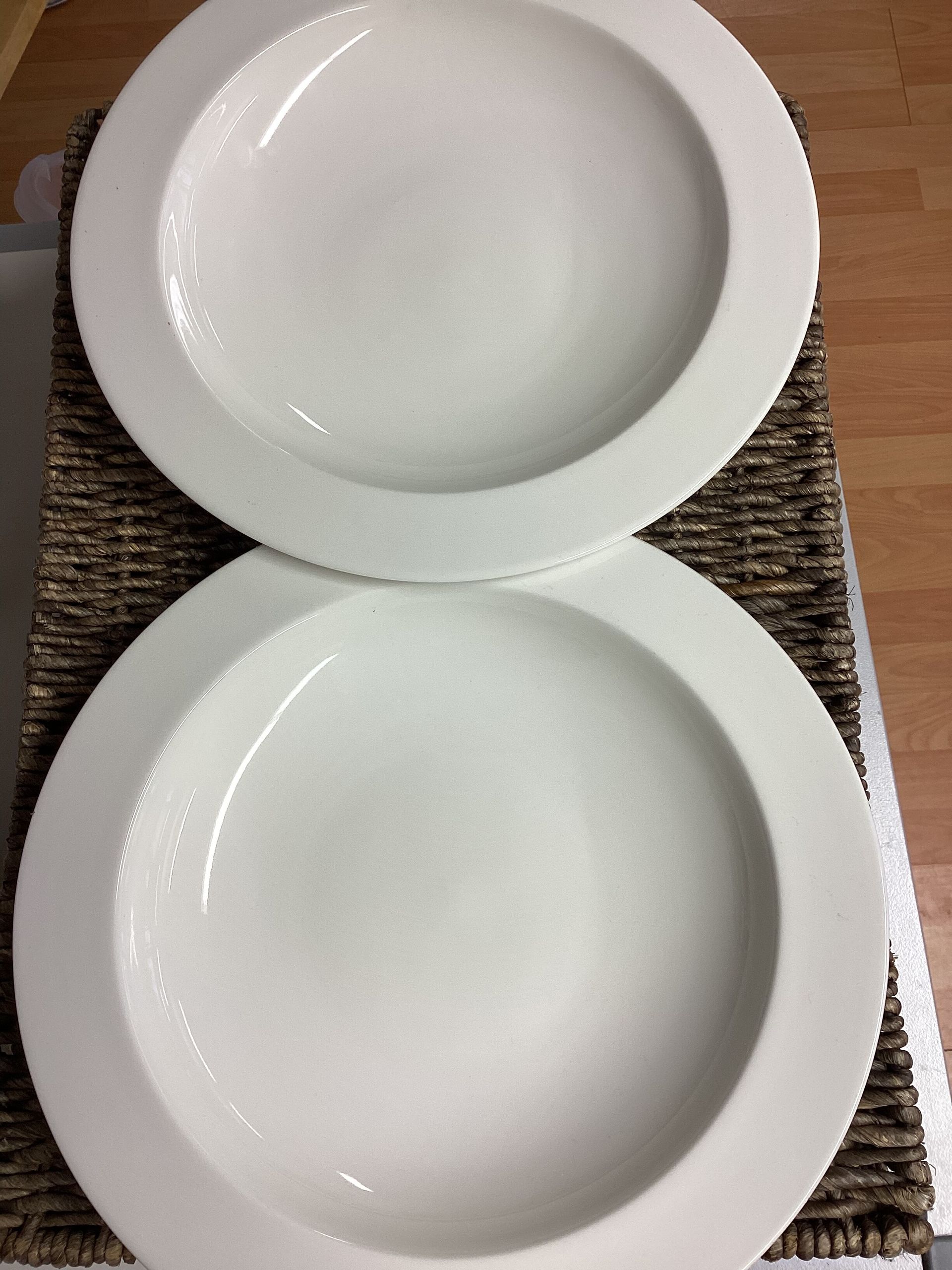 Aika white deep plate 30 cm | Franckly