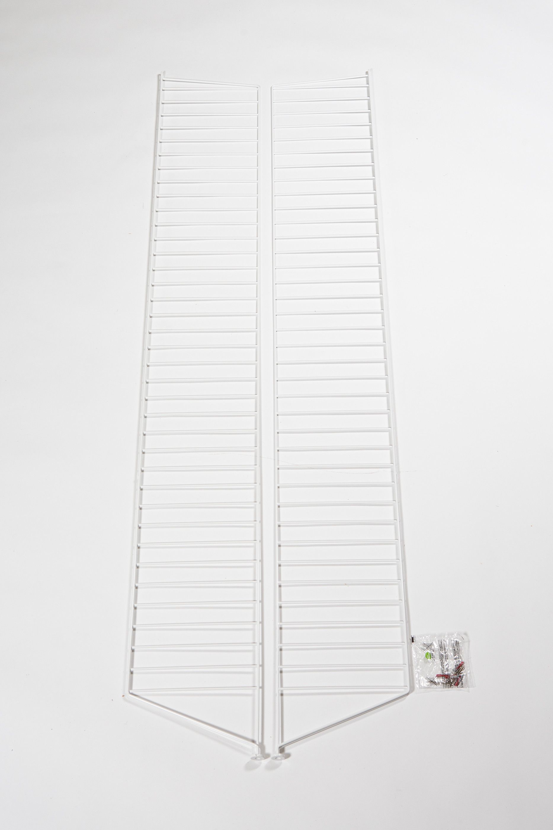String floor panel 200 x 30 cm, white | Franckly