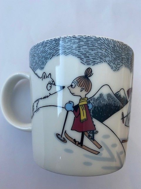 Moomin mug, Skiing with Mr. Brisk | Franckly
