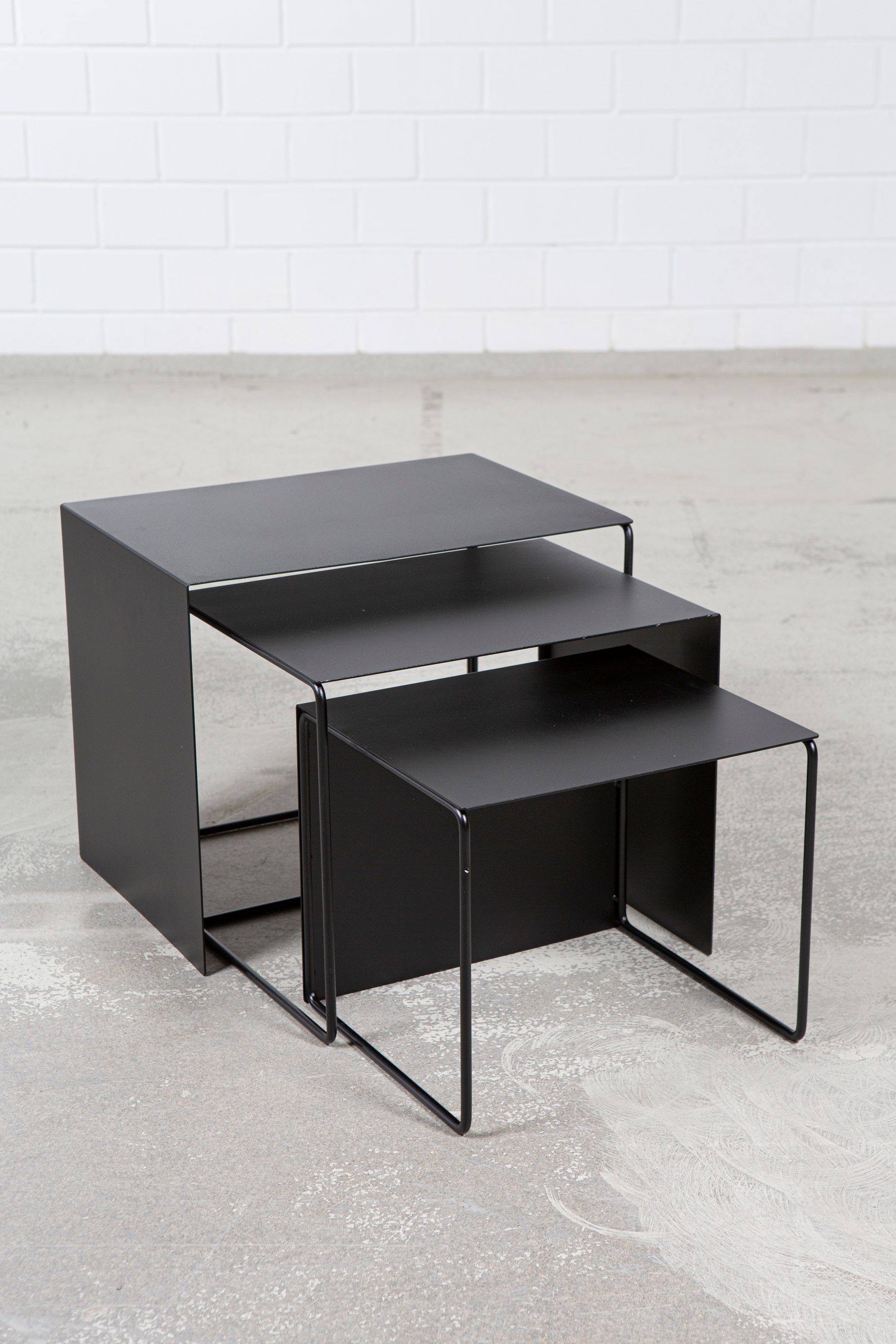 Cluster tables 3 pcs, black | Franckly