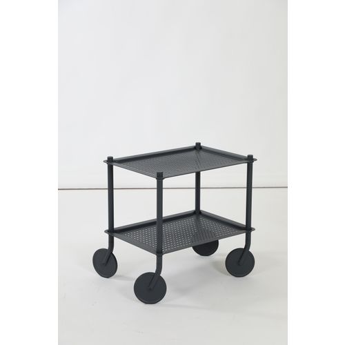 Flow trolley, 2-layer, blue-grey | Franckly