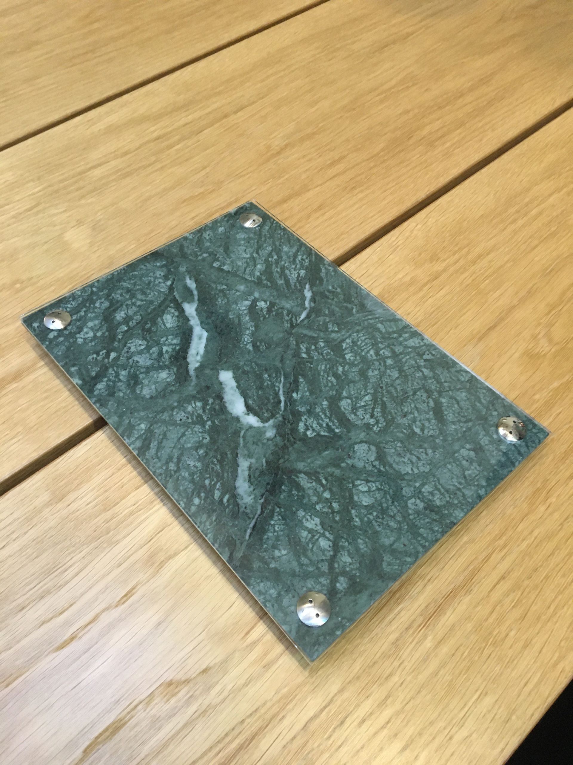 Frame picture frame, medium, green marble | Franckly