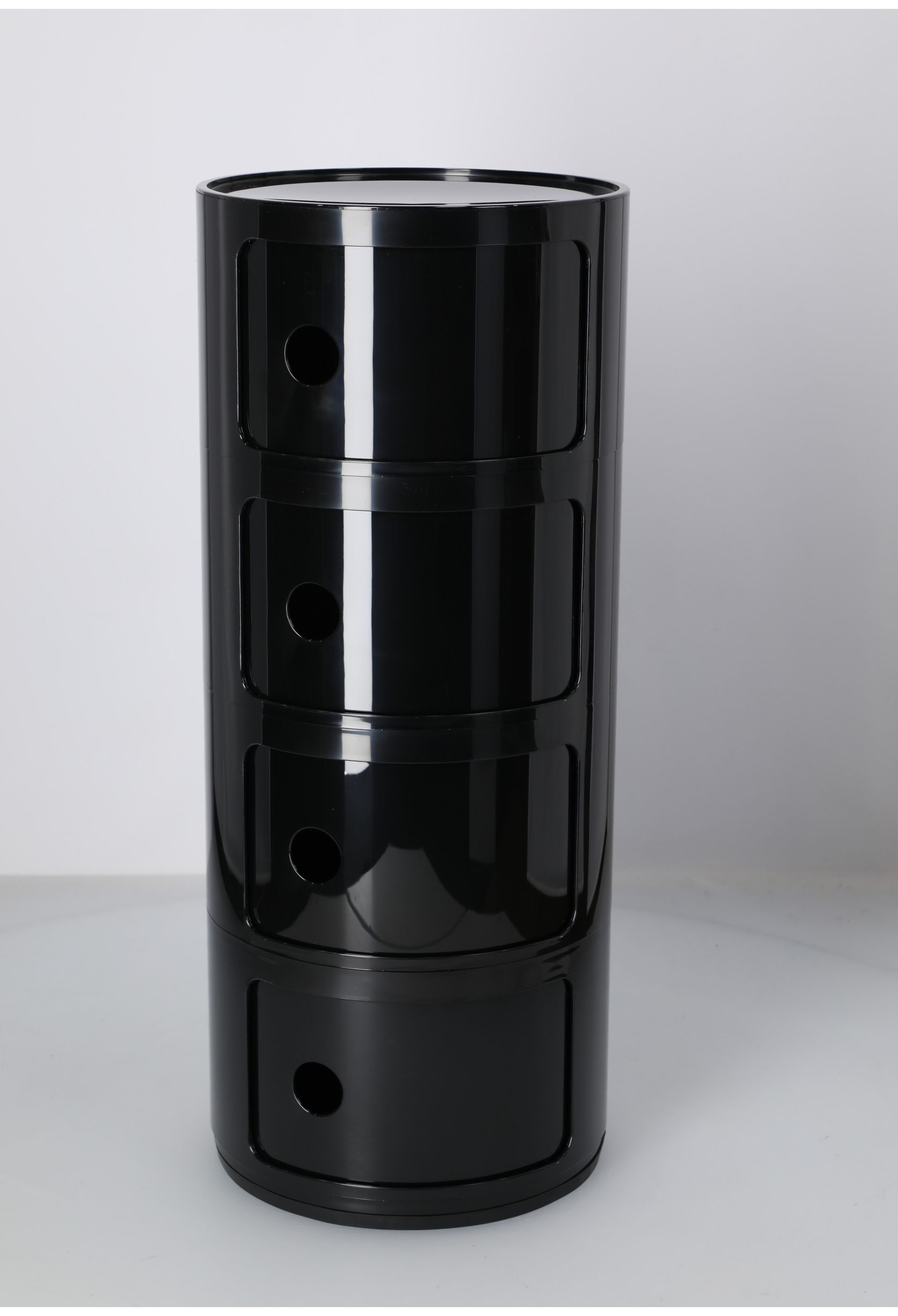 Componibili storage unit, 4 modules, black | Franckly