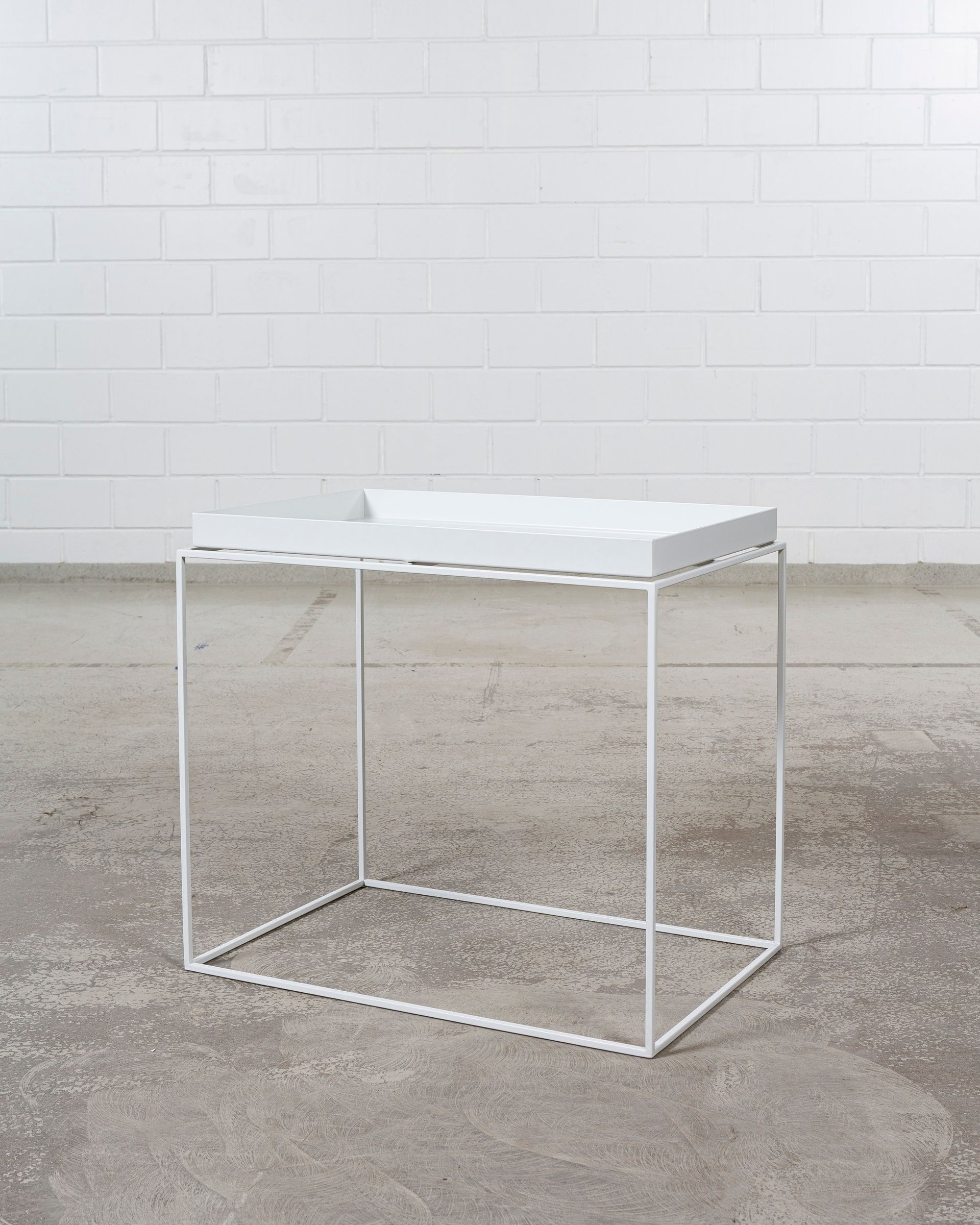Tray table rectangular, white | Franckly