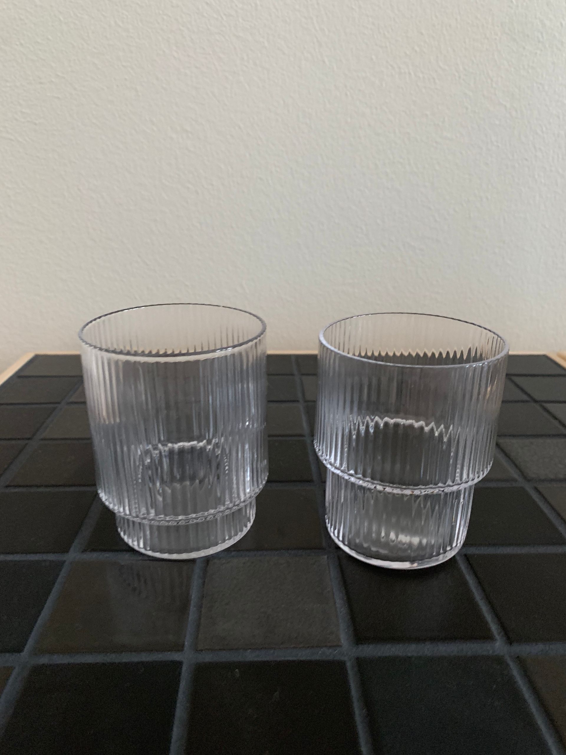 Ripple glass, clear | Franckly