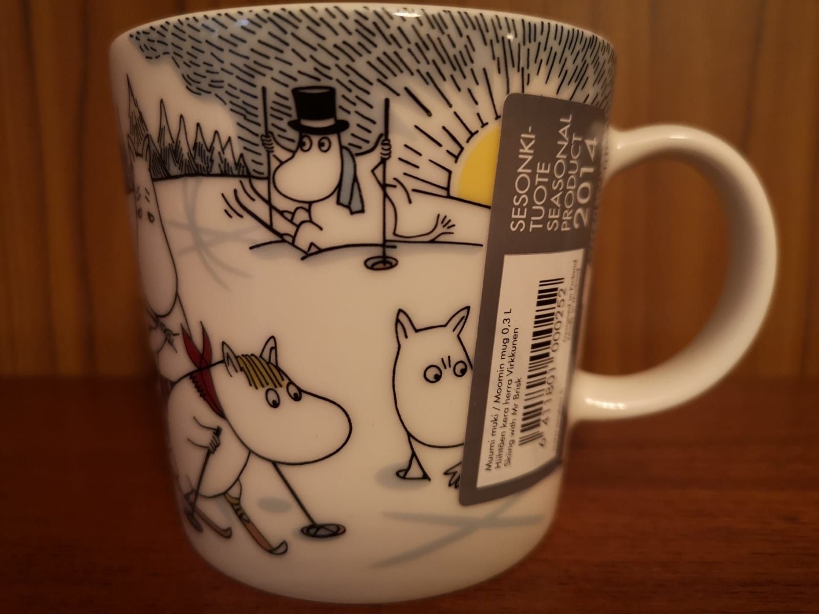 Moomin mug, Skiing with Mr. Brisk | Franckly